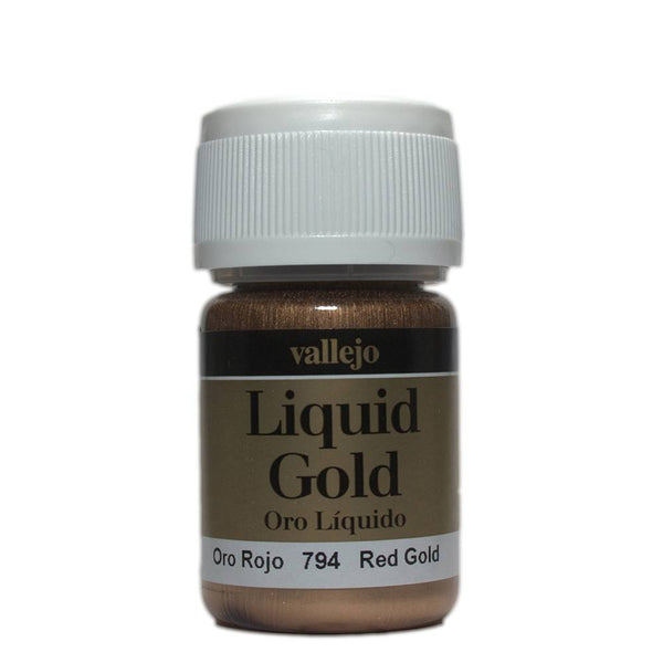 Vallejo Red Gold 35ml - Metal Colour - Acrylic Paint - VAL70794