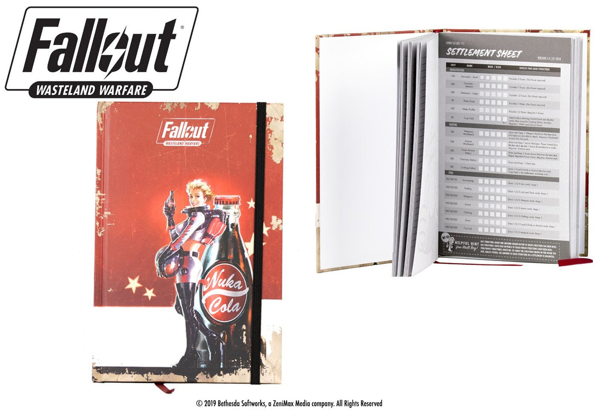 Modiphius Nuka Cola Girl Notebook - Fallout Wasteland Warfare - MUH051776