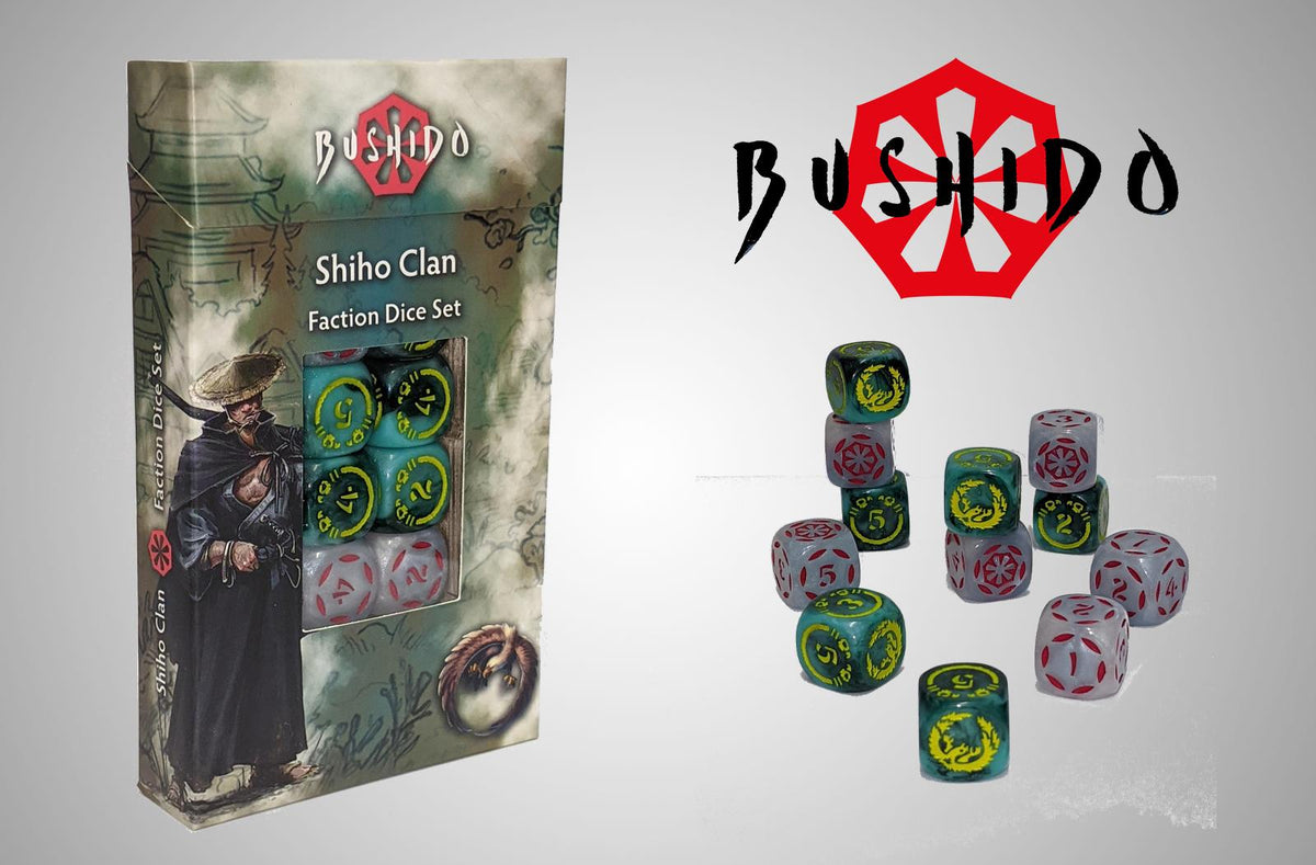 Shiho Clan Faction Dice Set: Bushido