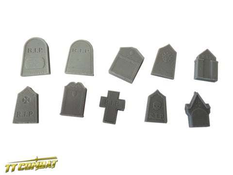TT Combat Gravestones - Fantasy Realms - MDF Scenery - WWSRA003