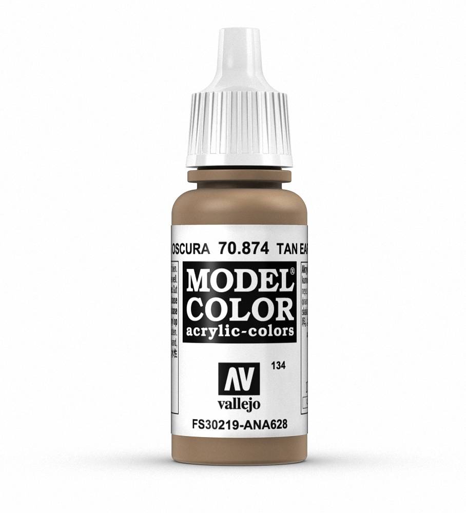 Vallejo US Tan Earth 17ml - Model Colour - Acrylic Paint - VAL70874